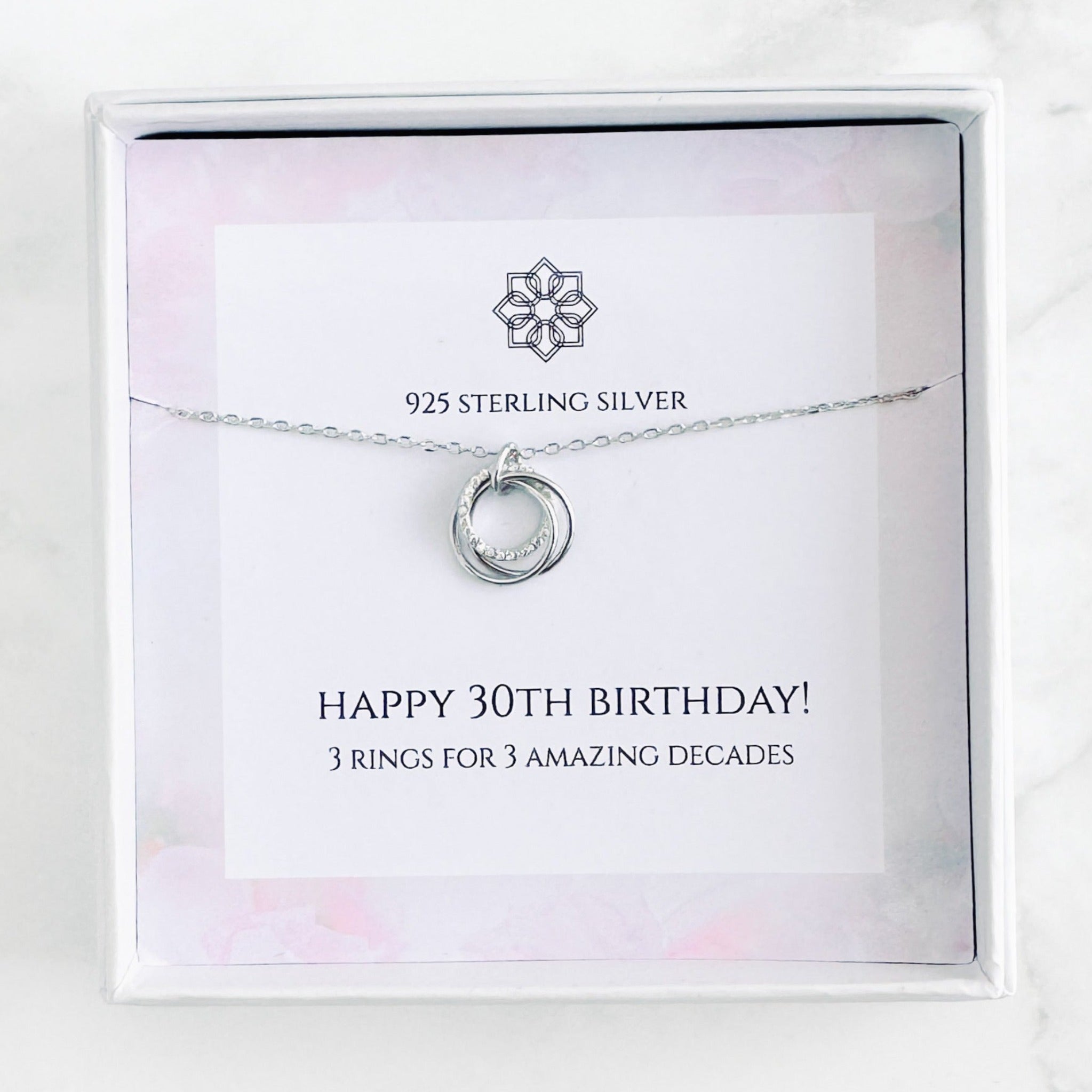 30th Birthday Necklace | 30th Birthday Jewellery | Personalised Gift