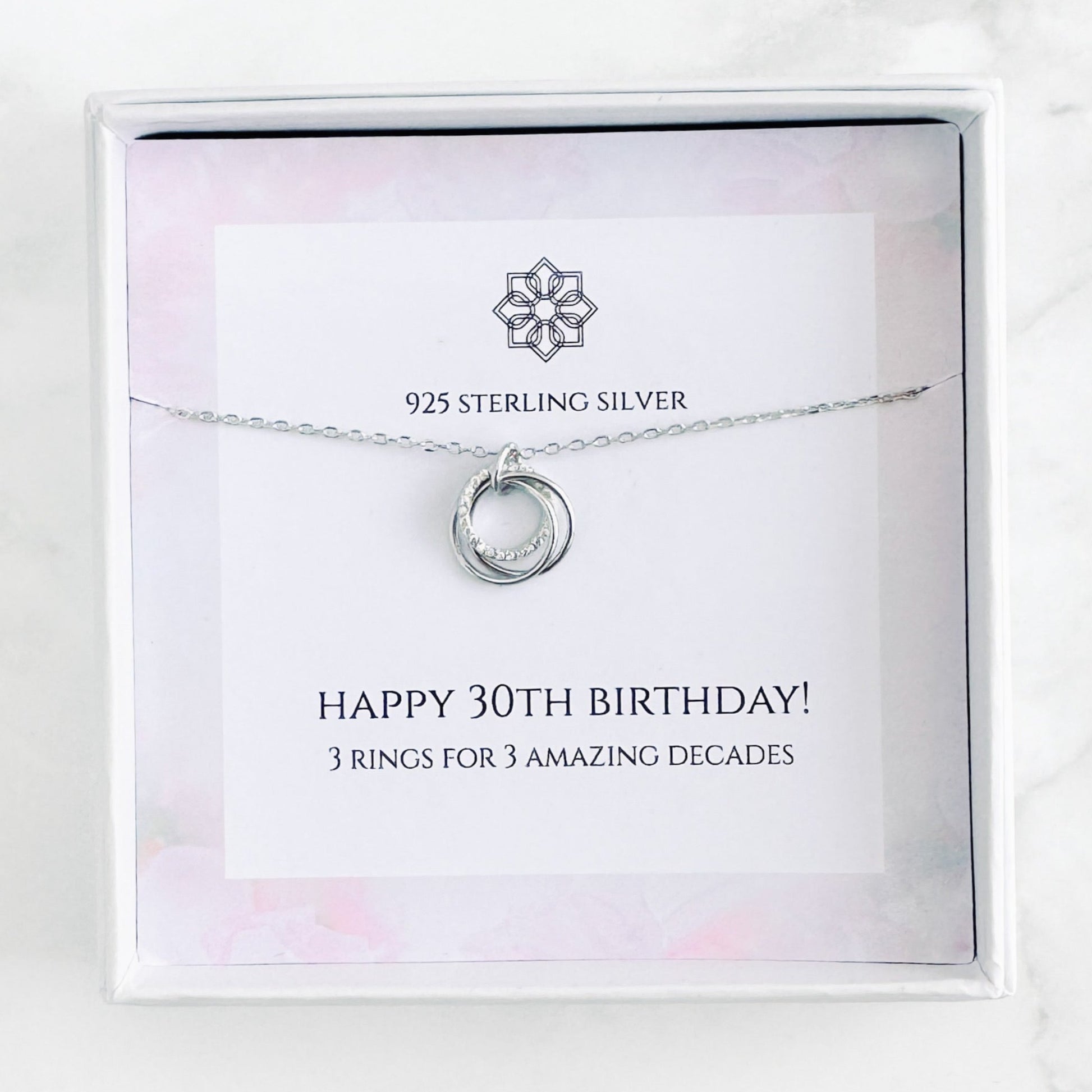 30th Birthday Necklace | 30th Birthday Jewellery | Personalised Gift